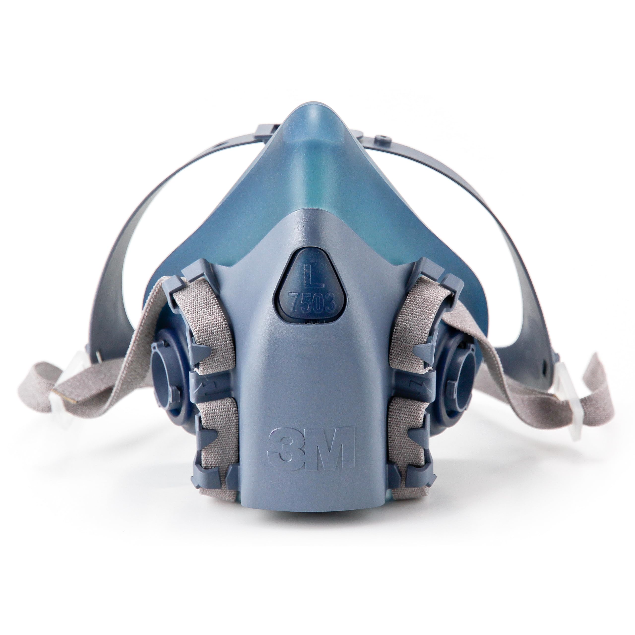 3M Silicone Half Facepiece NIOSH Reusable Respirator w/ Cool Flow Valve ...