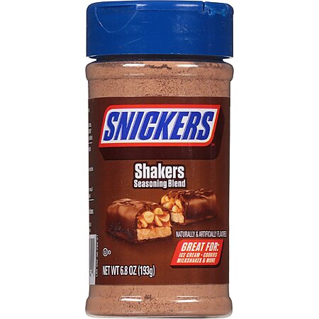 6.8-Oz Snickers Shakers Seasoning Blend $5.25 w/ S&S + Free Shipping w ...