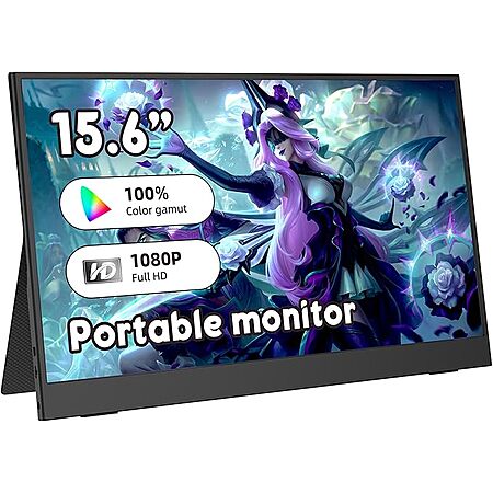15.6" Portable TOUCHSCREEN Monitor, HDMI or USB-C (DisplayPort) $45 ...