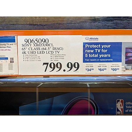 YMMV | Sony 65" Class - X90CL Series - 4K UHD LED LCD TV - Allstate 3 ...