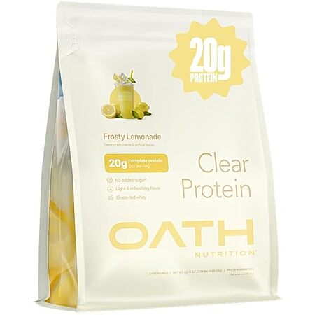 Oath Nutrition Clear Whey Isolate Protein Powder, varied flavors,21 ...