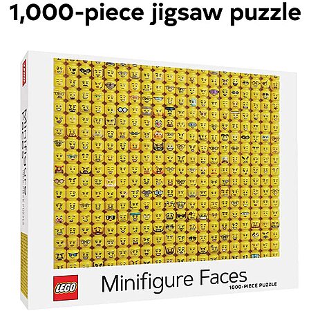 1000-Piece LEGO Minifigure Faces Jigsaw Puzzle - 2022-05-02