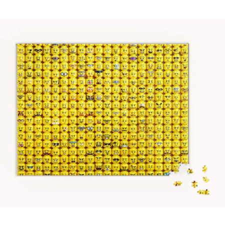 1000-Piece LEGO Minifigure Faces Jigsaw Puzzle $10 - Amazon / Walmart