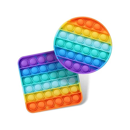4 Pc. (2 - 2 Packs) Pop Fidget Sensory Toys, Push Bubble Toy Pack ...
