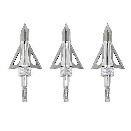 3-Pack Dead Ringer "Hyper Strike" Fixed Blade Broadhead Arrowheads $14. ...