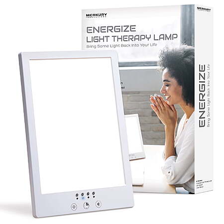 Merkury Innovations Energize Light Therapy Lamp, Improve Sleep, Boost ...