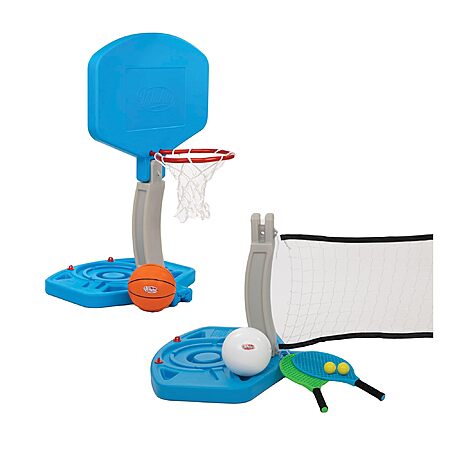 Wahu 3-in-1 Pool Sports Game Pack, Basketball, Volleyball, Paddles and ...