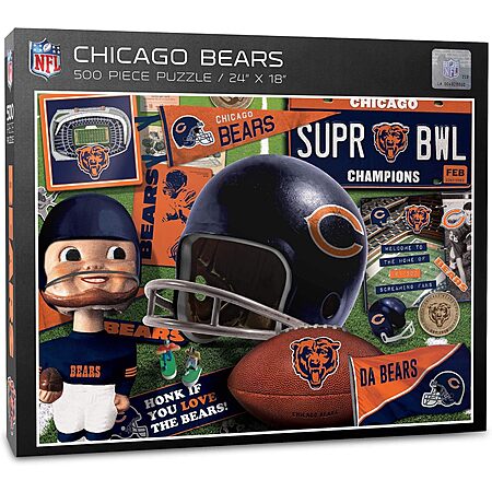 500-Piece YouTheFan NFL Retro Series Team Puzzles (Varoius Teams ...