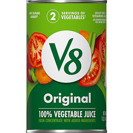 46 oz. Can V8 Original 100% Vegetable Juice $2.87 + Free Shipping w ...
