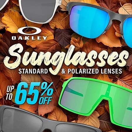 Oakley Polarized and Standard Sunglasses Up to 65% off (various styles ...