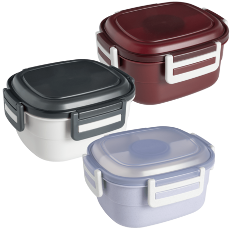 3-Pack: Bento Box 44oz To-go Containers with Ice Packs (Various Colors ...