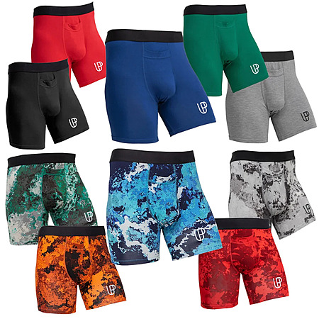 10-Pack: Under Project Micro Modal Men's Boxer Briefs (Sm to XXL) $29. ...