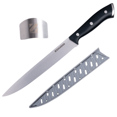 Zakarian by Dash 8" Slicing Knife with Finger Guard $6.99 + Free ...