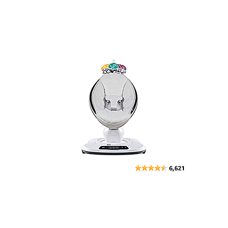 4moms® mamaRoo 4 Multi-Motion™ Baby Swing, Bluetooth Baby Rocker with 5 ...