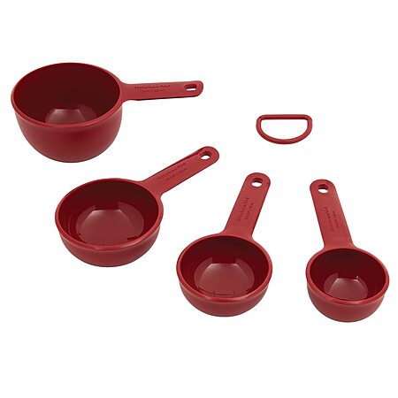 4-Piece KitchenAid Universal Measuring Cup Set (Empire Red) $3.99 ...