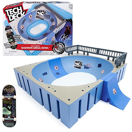 Tech Deck Daewon Mega Bowl Customizable and Buildable Ramp Set w ...