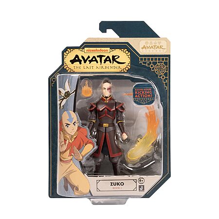 4.5" Jazwares Avatar: The Last Airbender Battle Action Zuko Figure w ...