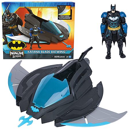 DC Comics Batman Ninja Strike 12" Katana Blade Batwing Vehicle w/ 6 ...