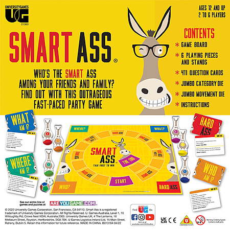 Smart Ass Trivia Board Game $10 + Free s/h w Prime or W+ - 2025-11-14