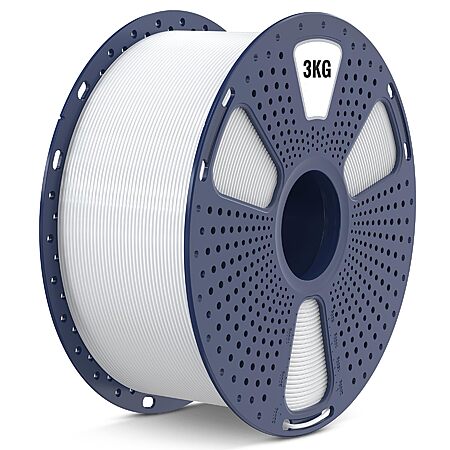 Sunlu 3KG 1.75mm High Speed PLA 3D Printer Filament Spool (White or ...