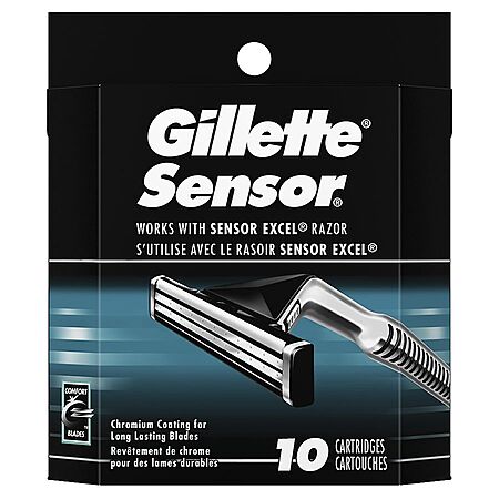 Walgreens - Gillette Sensor Excel Razor Refill Cartridges 10ct $7.99 ...
