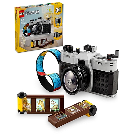 261-Piece LEGO Creator 3-in-1 Retro Camera Toy Set (31147) $15.99 ...