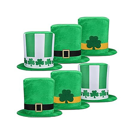 6-Piece St. Patrick's Day Top Hat Set w/ Assorted Designs $13.99 + Free ...