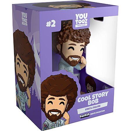 5" Twitch x YouTooz Collectible Emote Figures: CoolStoryBob (Bob Ross ...