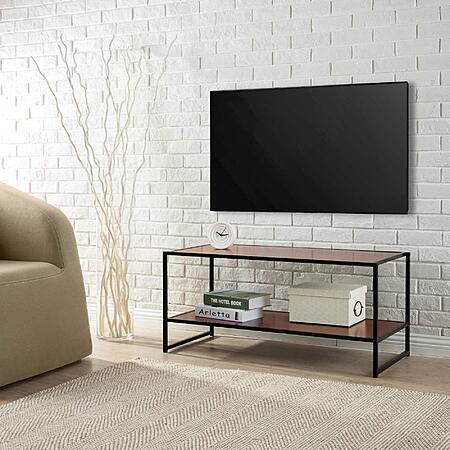 40" ZINUS TV Stand w/ Shelf (Red Mahogany) $25 + Free Shipping w/ Prime ...