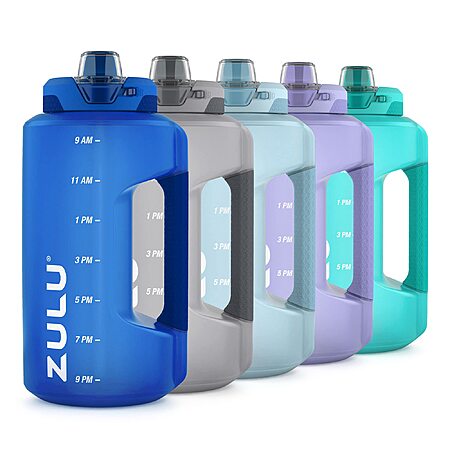 64-Ounce ZULU Half Gallon Jug Water Bottle (Royal Blue) $12.56 + Free ...