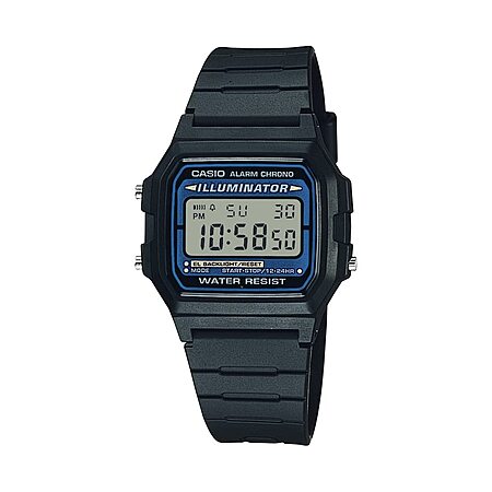 Casio Men's Vintage F105W-1A Illuminator Water Resistant Sport Watch ...