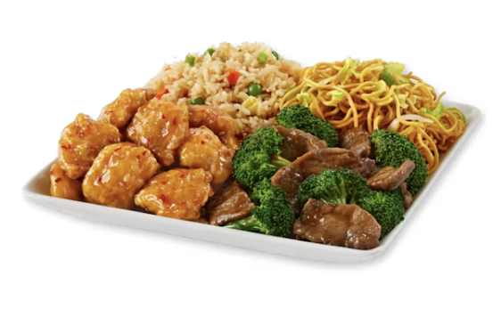 Panda Express $5 Plate: 1 Side 2 Entrees Tomorrow Sep 26th.