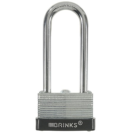 BRINKS - 40mm Laminated Steel Keyed and Warded Padlock with 2” Shackle ...