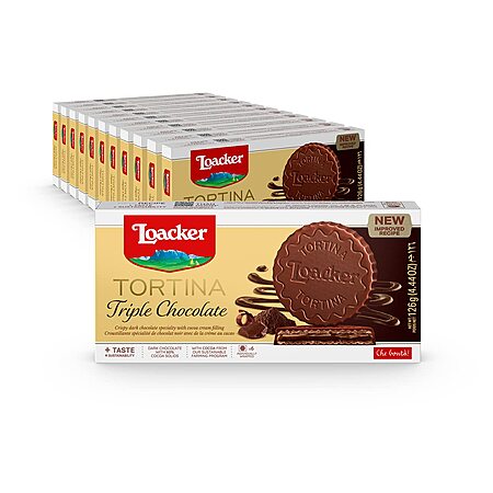 YMMV Loacker Tortina Triple Chocolate - Individually Wrapped Premium ...