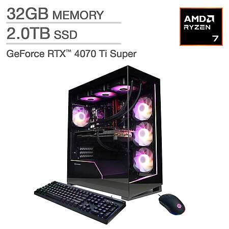 CYBERPOWERPC Gamer Supreme Liquid Cool - AMD Ryzen 7 9800X3D 4.7GHz ...