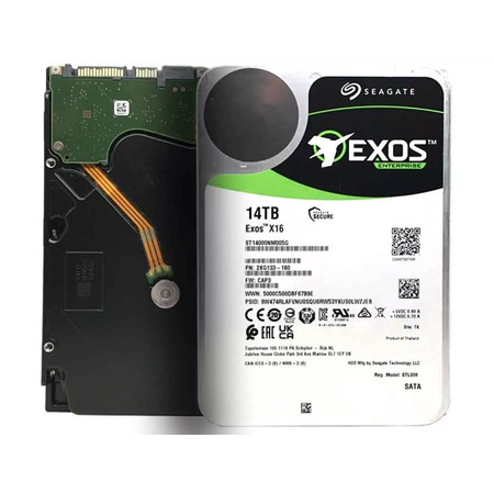 Seagate EXOS X16 ST14000NM005G 14TB 256MB 7200rpm 3.5" SATA 6Gb/s ...