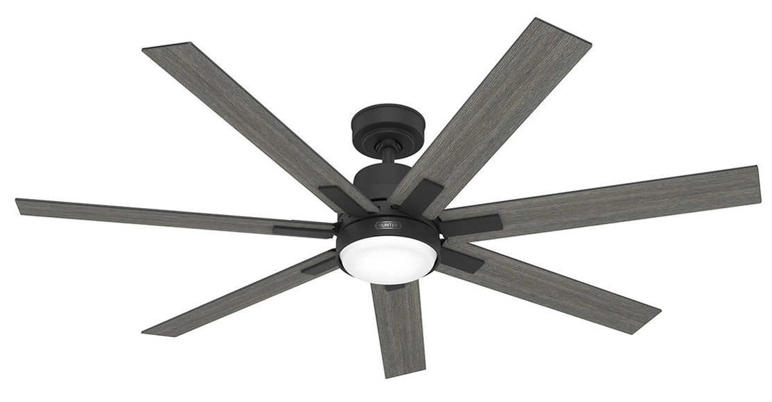 60” Hunter Loflin Great Room Ceiling Fan with LED Light - $149.99 Costco
