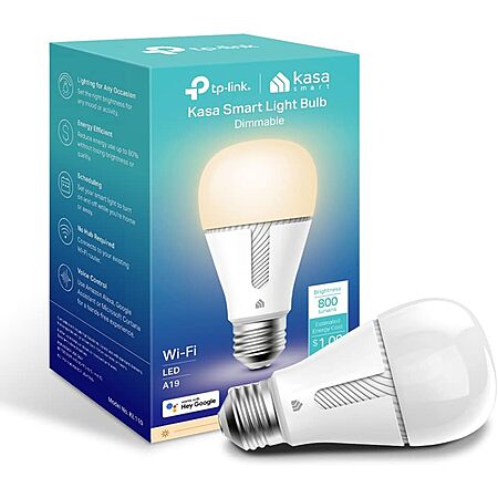 Limited-time deal: Kasa Smart Light Bulb KL110, LED Wi-Fi smart bulb ...