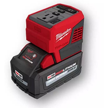 Milwaukee M18 18-Volt 175-Watt Li-Ion Powered Compact Inverter w/ 6.0 ...