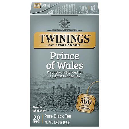 Twinings Prince of Wales tea 20 Count (Pack of 6) $7.34 or Assorted ...