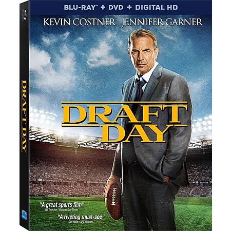 $5: Draft Day (Blu-ray + DVD + Digital HD) at Amazon