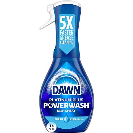 16-Oz Dawn Platinum Plus Powerwash Dish Spray (Fresh Scent or Free ...