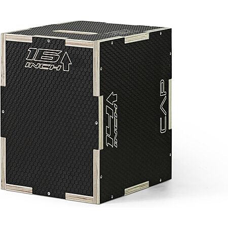 $30.37 | CAP Barbell 3-in-1 Plyometric Box (16in x 14in x 12in) at ...