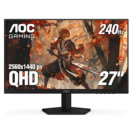 AOC 27 Inch QHD Gaming Monitor 240Hz 0.3ms, Overclock 260Hz, IPS ...