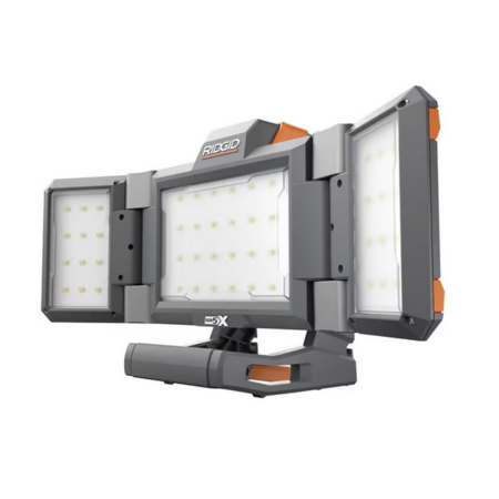 Ridgid 18V Hybrid Folding Panel Light (Tool Only) - R8694221B - Home ...