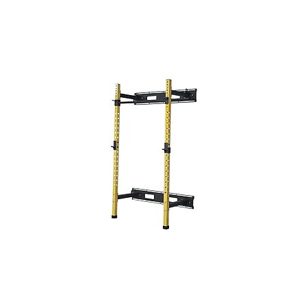 HULKFIT Pro Series 2.35" x 2.35" Folding Wall Mount Power Cage Rack ...