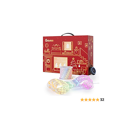 Govee Christmas Lights Set, Includes Curtain Lights, Christmas String ...