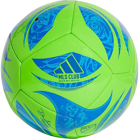adidas MLS Soccer Ball (Size 5, Green / Blue) - 2025-09-12