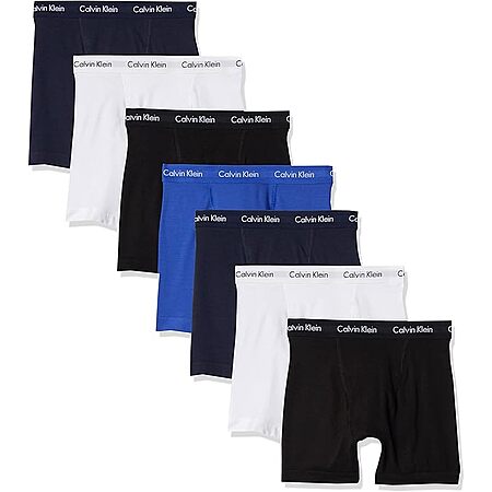 Prime Members: 7-Pack Calvin Klein Boxer Briefs (Cotton Classic or ...