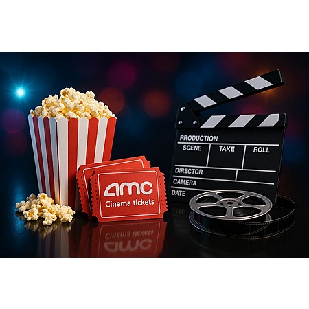 AMC Theatres Movie Experience For 2: 2x AMC Movie Tickets & Regular ...